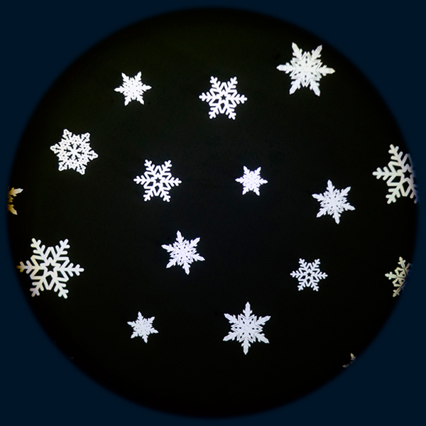 Snow Crystals - 6” Picture Wheel - OptiKinetics via Wilkins International