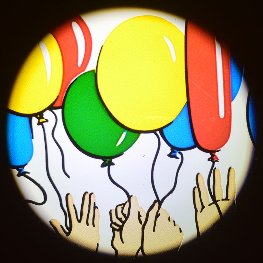 Balloons - 6” Picture Wheel - OptiKinetics via Wilkins International